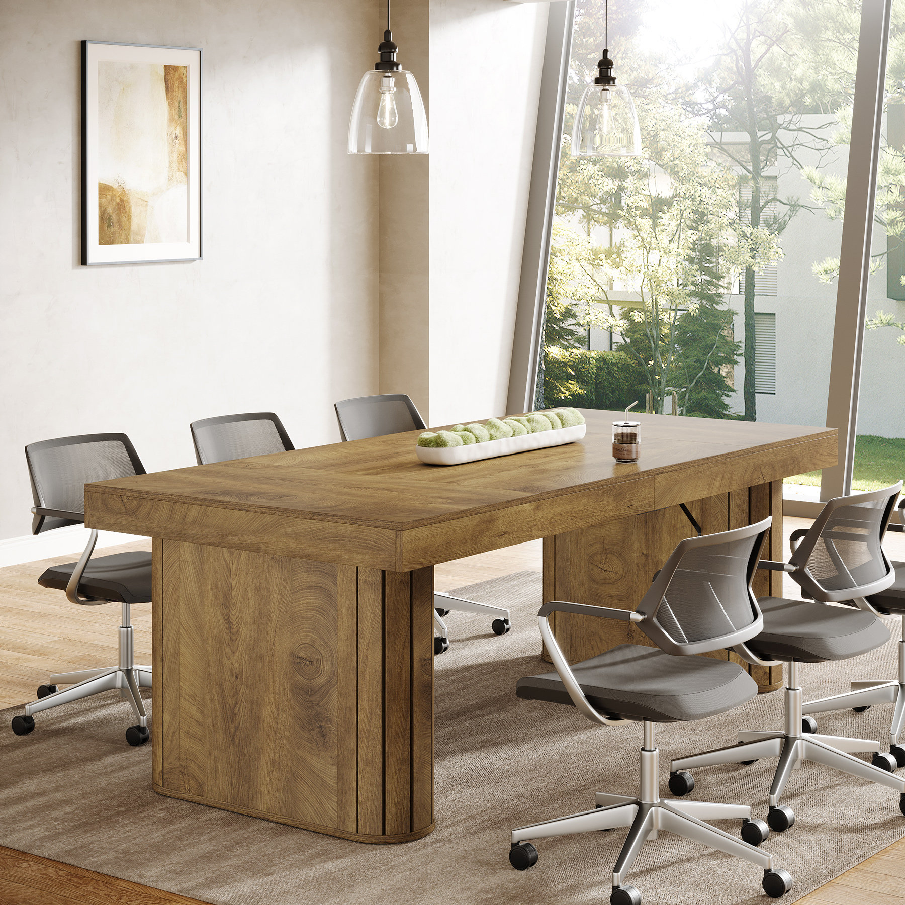Inbox Zero 70.9" Conference Table For 6-8 People | Wayfair